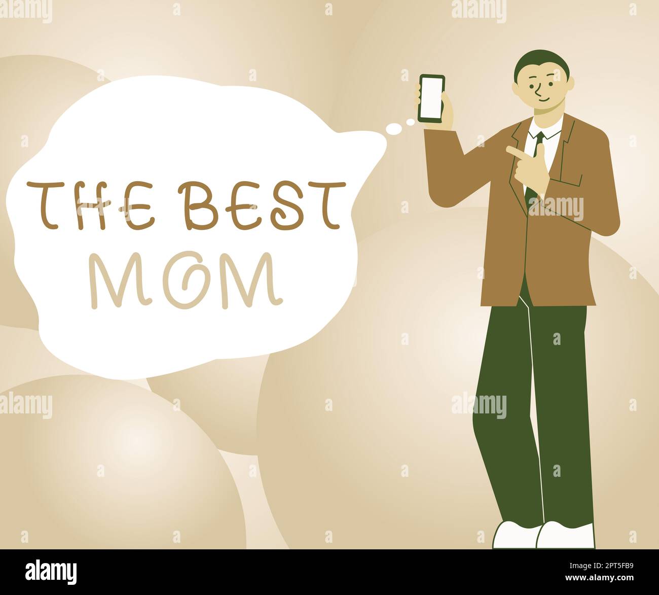 Légende conceptuelle la meilleure maman, mot pour l'appréciation de ...