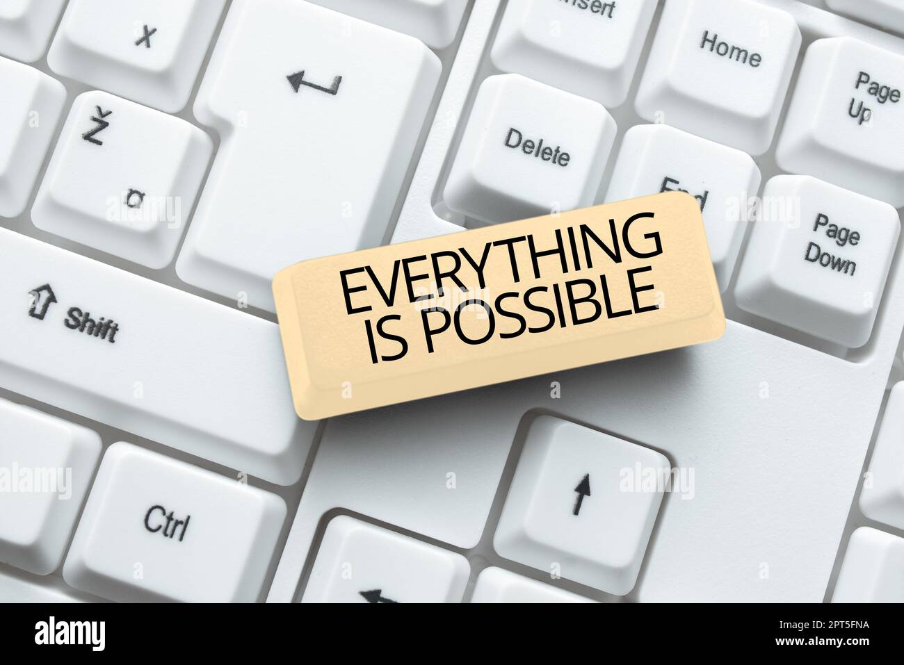 Signe d'écriture à la main tout est possible, mot pour n'importe quel ...