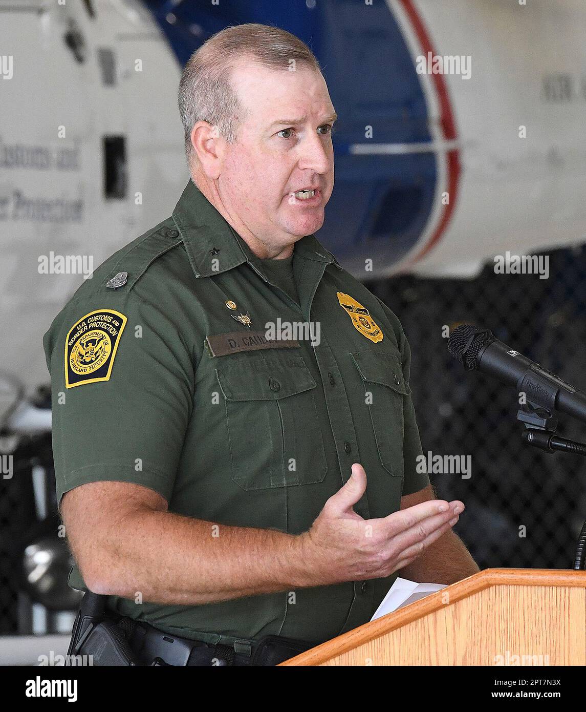 Acting U.S. Border Patrol Yuma Sector Deputy Chief Patrol Agent Dustin ...