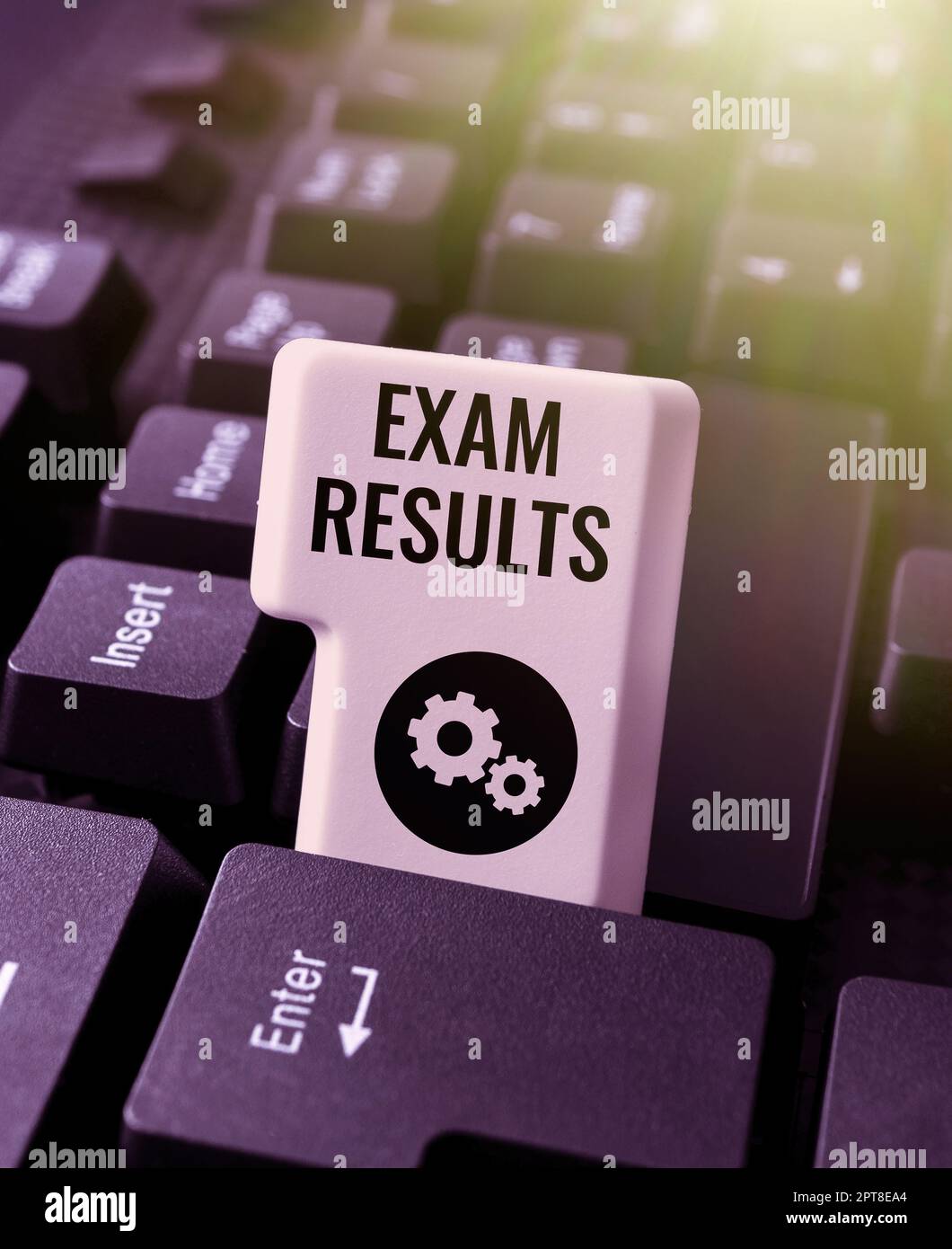 Affichage conceptuel Résultats d'examen, Word pour un résultat d'un ...