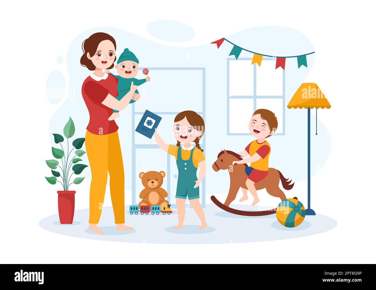 Baby-sitter ou Nanny Services pour le soin de fournir pour les besoins ...