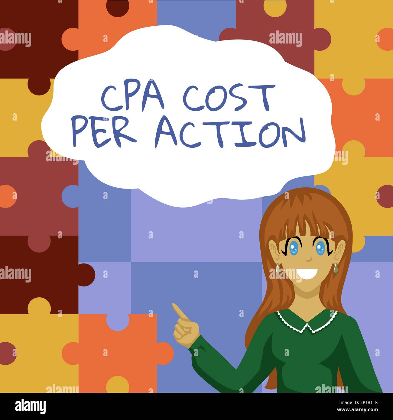 Inspiration montrant le signe CPA coût par ActionCommission payé ...