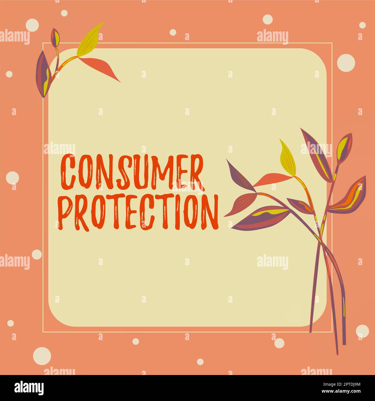 Exposition conceptuelle protection des consommateurs, idée d'affaires ...