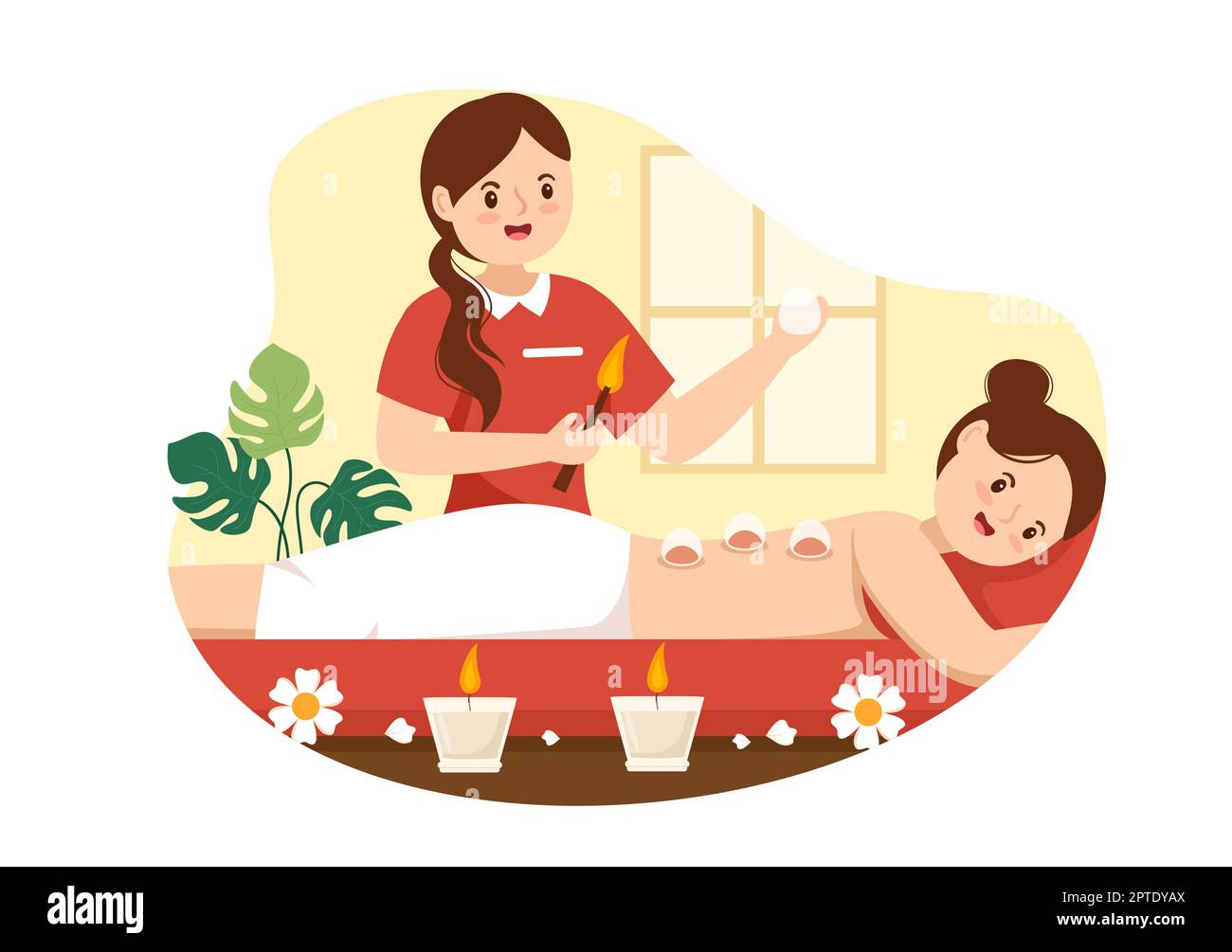 Dessin Humoristique Massage Banque Dimages Détourées Alamy