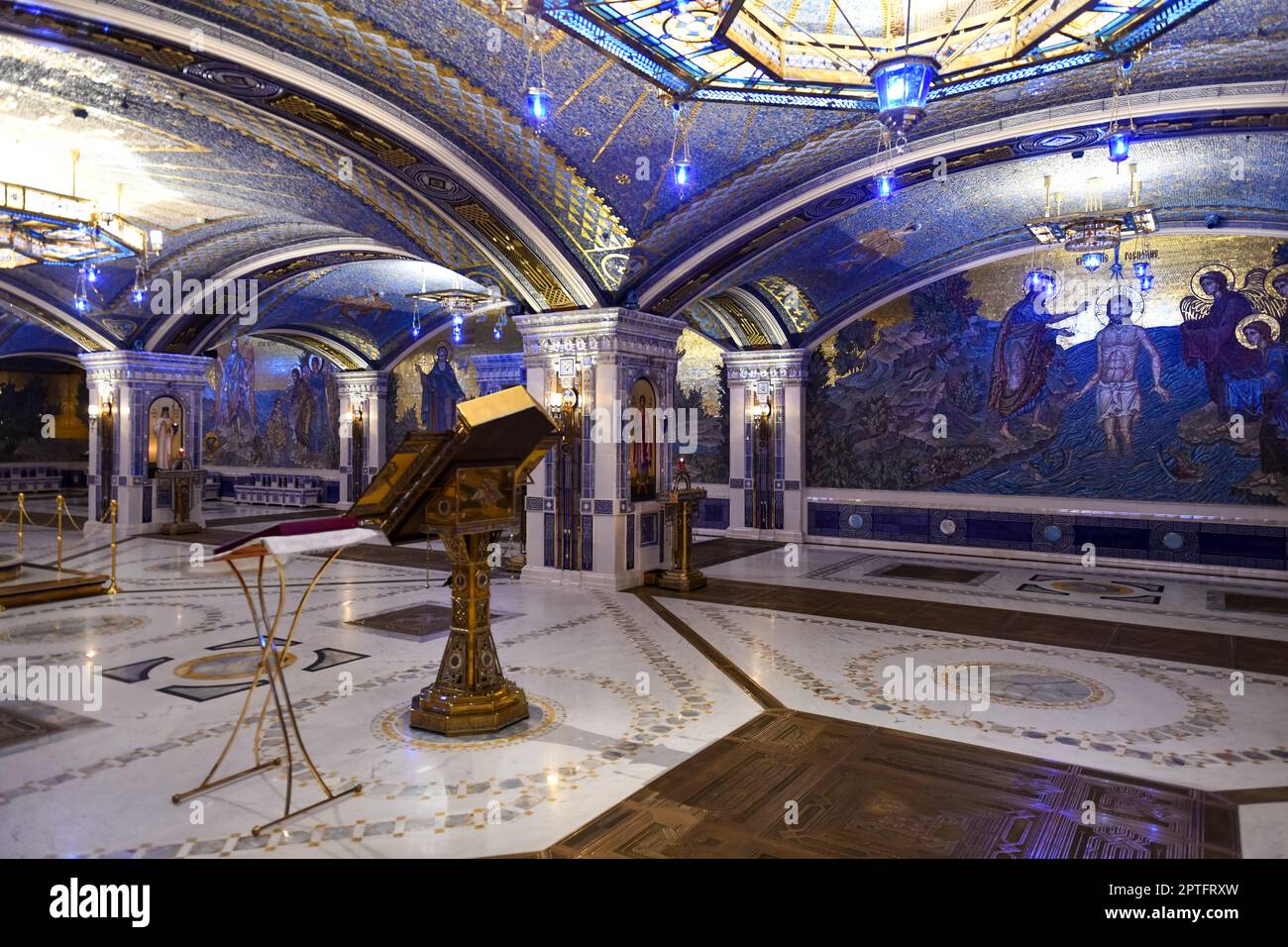 Moscou, Russie - 19 janvier 2022 : Temple principal des forces armées ...