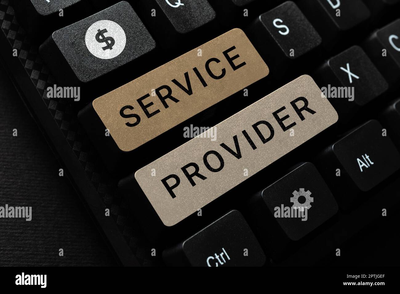 Légende de texte Présentation fournisseur de services, concept Internet ...