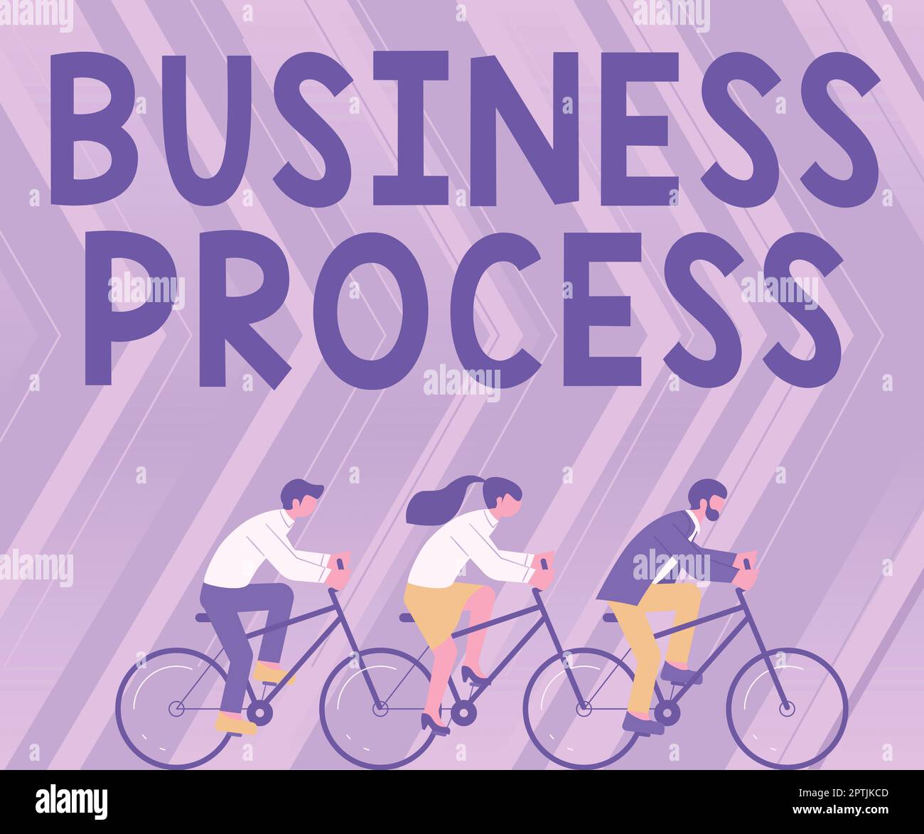 Affiche textuelle indiquant processus métier, Word pour mis en œuvre ...