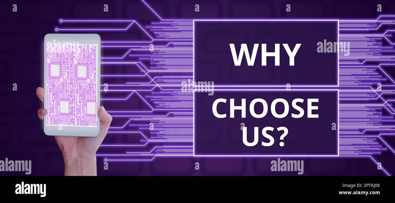 Affiche Pourquoi nous choisir, concept signification raisons de choisir ...