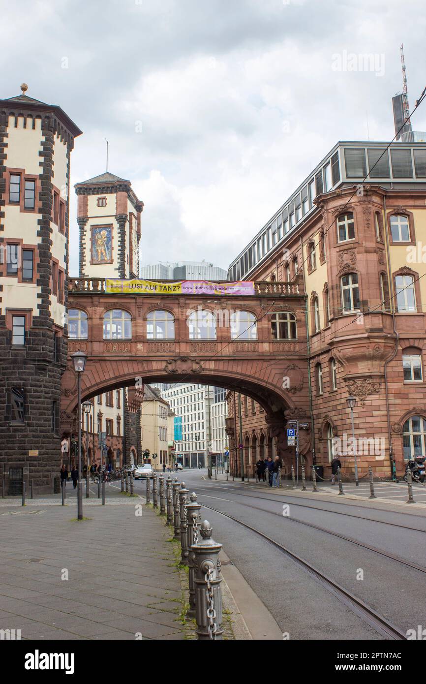 Francfort-sur-le-main, Allemagne. / 26 avril 2023 : Vieille ville de ...