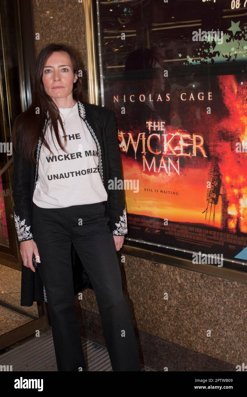 Claudia Shaffer, fille du scénariste Wickerman Anthony Shaffer, montre ...