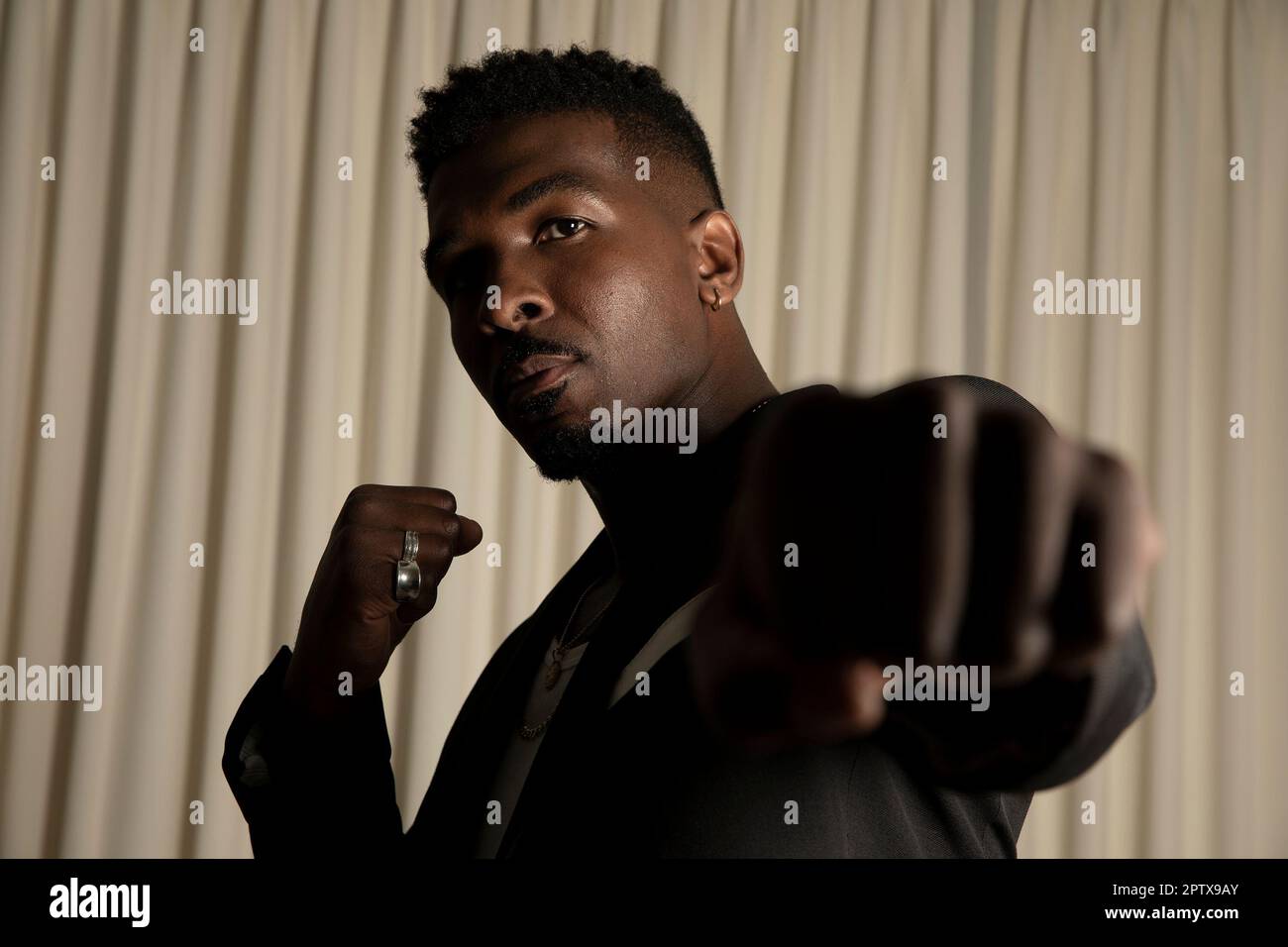 Khris Davis poses for a portrait to promote the film "Big George ...