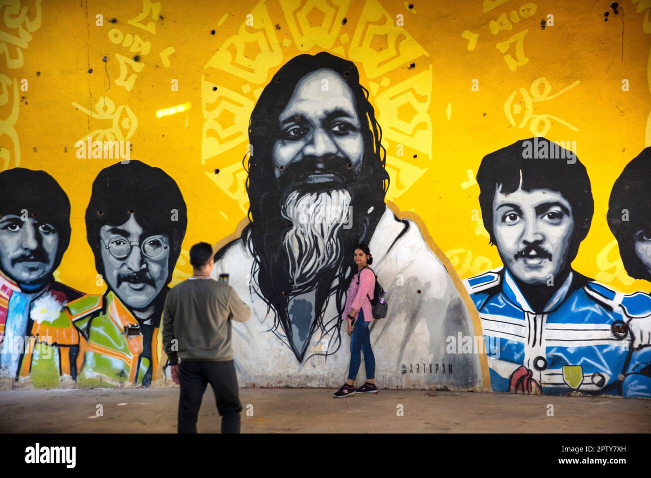 Beatles ashram rishikesh india Banque de photographies et d’images à ...