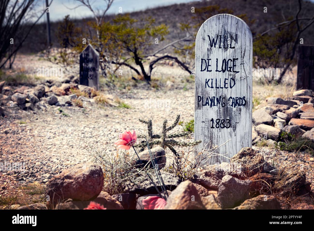 Boothill, à Tombstone, en Arizona, est devenu un surnom pour le ...