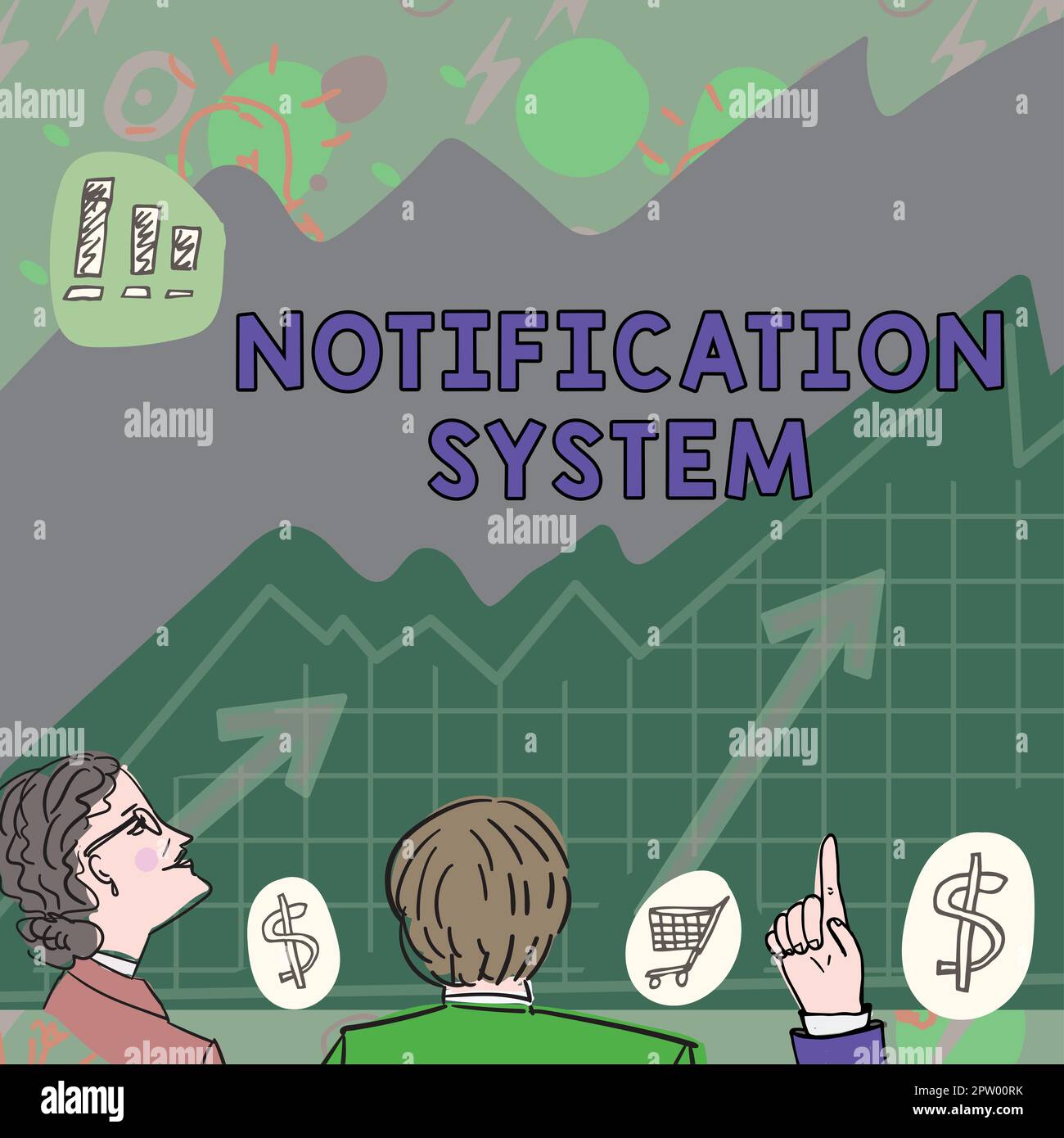 Inspiration montrant le système de notification des signes, vue d ...
