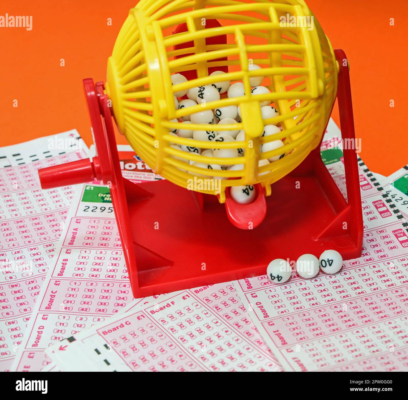 Panier bingo Banque de photographies et d’images à haute résolution - Alamy