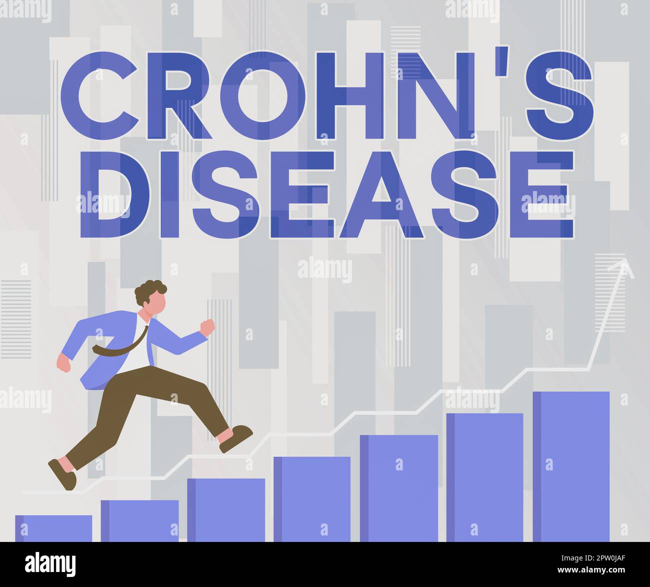 Signe montrant la maladie de Crohn S est la maladie, approche ...