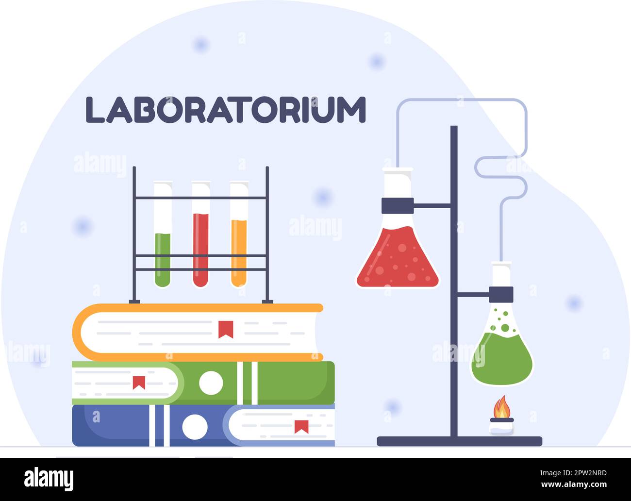 Laboratorium avec réalisation de la recherche scientifique, l ...