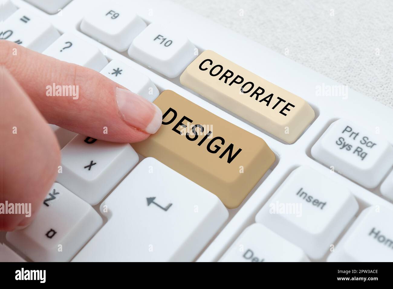 Écriture affichant le texte Corporate Design, Word écrit sur le dessin ...