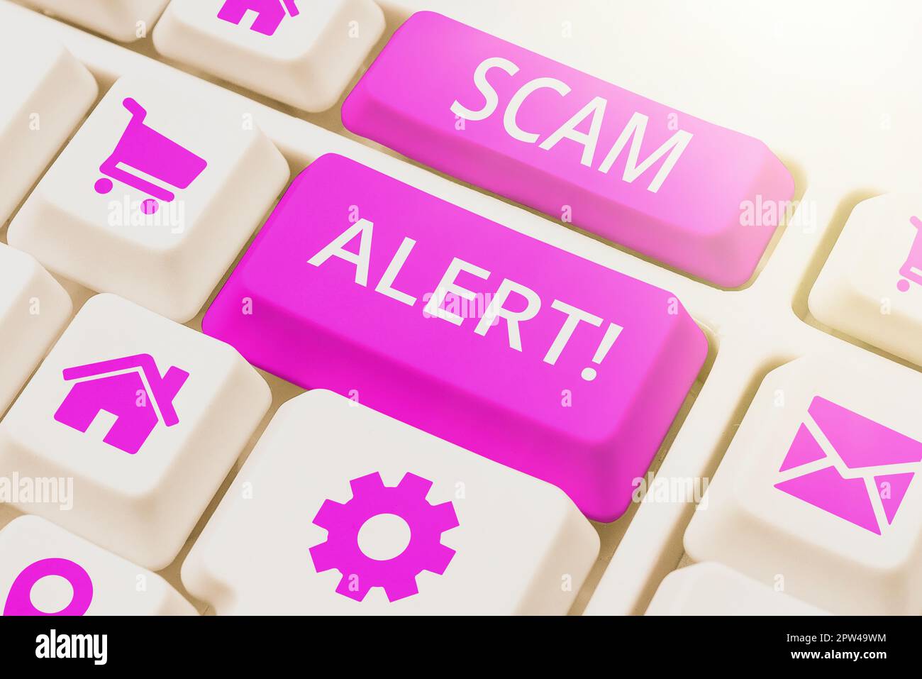 Affiche affichant Scam Alert, mot pour avertir quelqu'un au sujet du ...