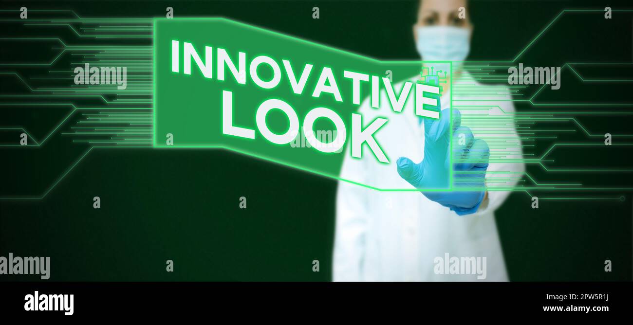 Affichage conceptuel aspect innovant, idée d'entreprise la qualité d ...