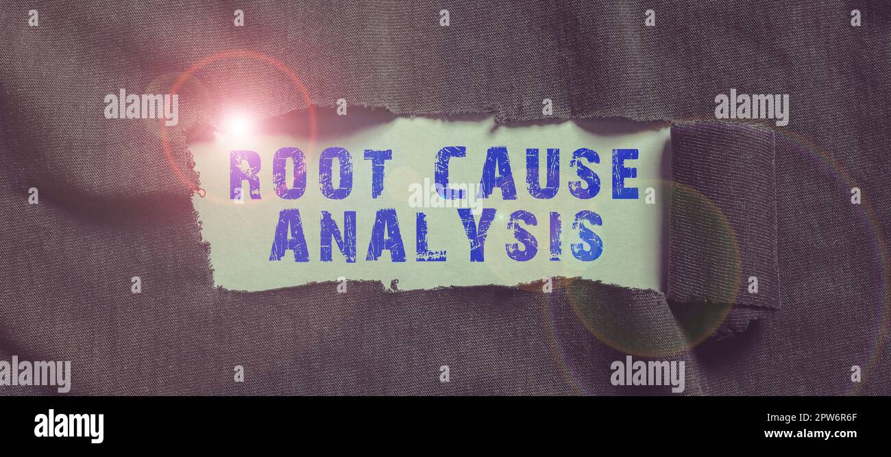 Légende conceptuelle analyse de la cause principale, idée d'entreprise ...