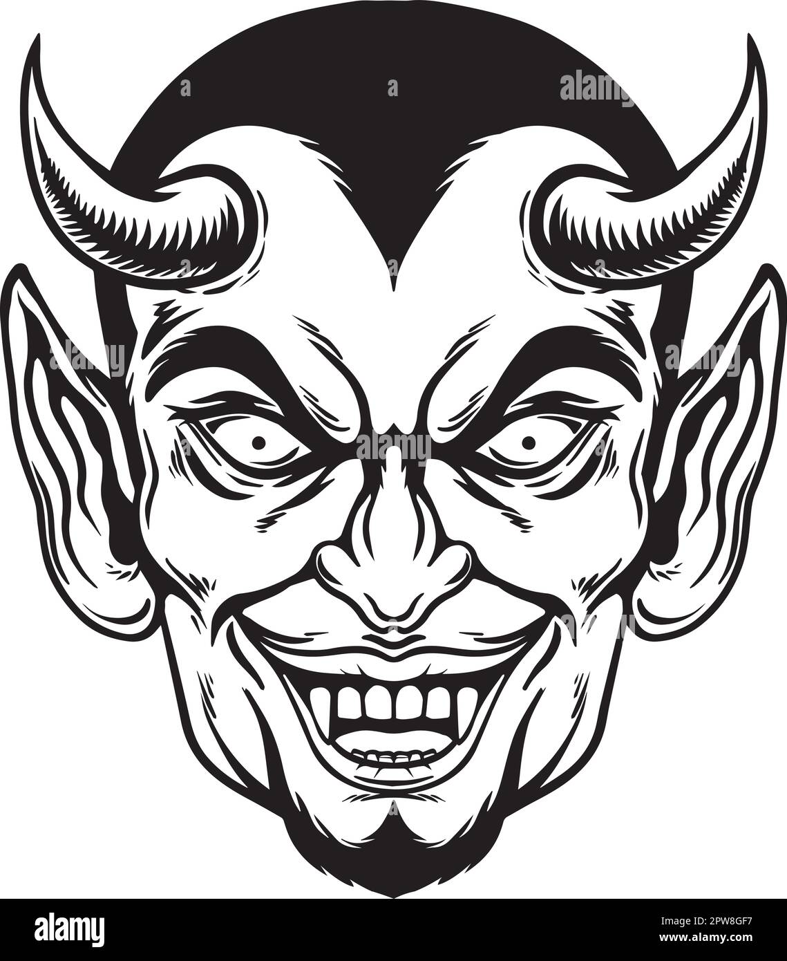 Diablo le diable Banque d'images vectorielles - Alamy