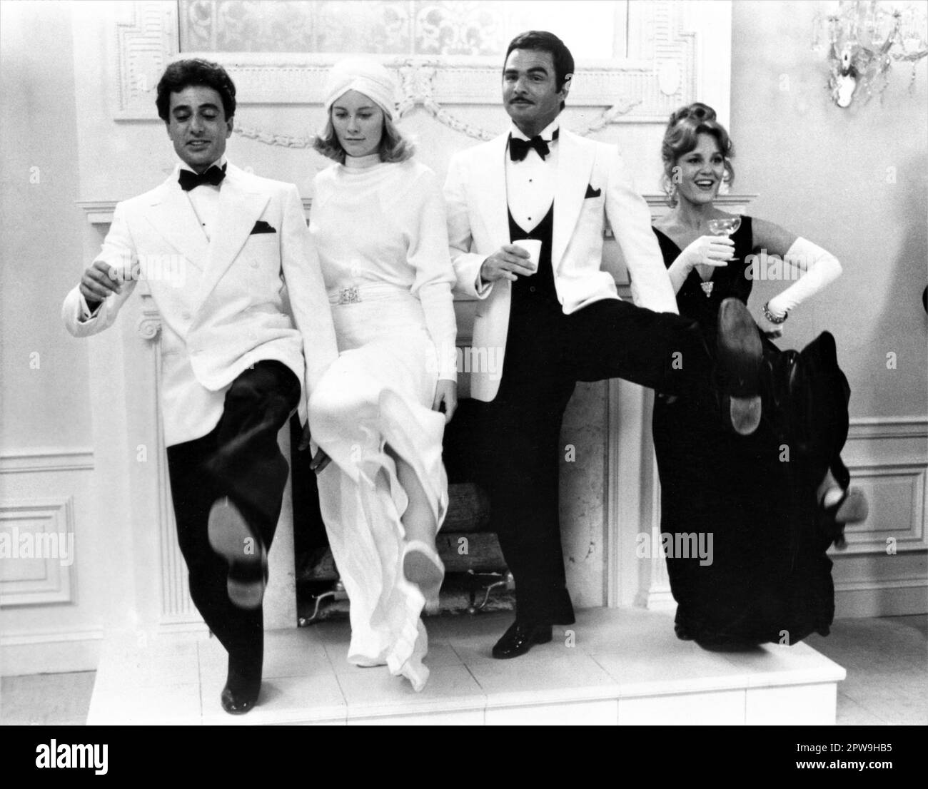 Cybill shepherd et peter bogdanovich Banque d'images noir et blanc - Alamy