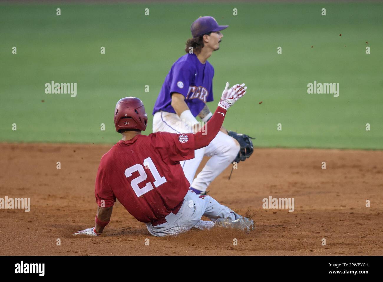 Bâton Rouge, LA, États-Unis. 29th avril 2023. Andrew Pinckney (21) de l ...