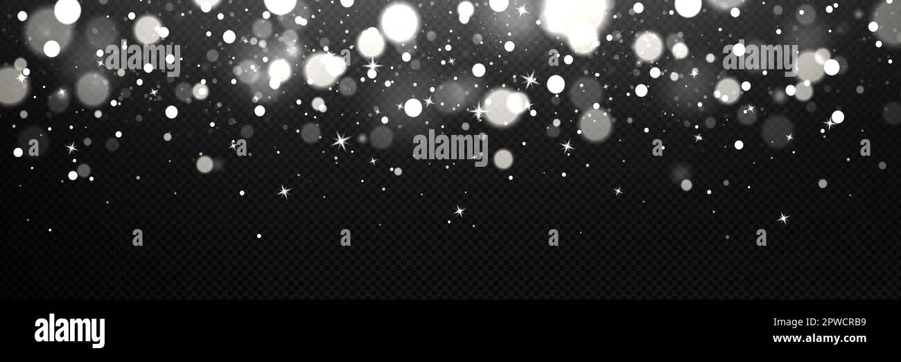 Arrière-plan de bokeh de lumière blanche avec effet de flou et ...