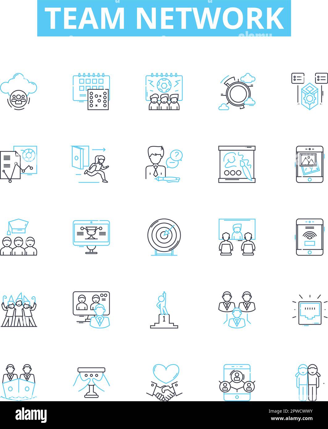 Symboles lien social Banque d'images détourées - Alamy