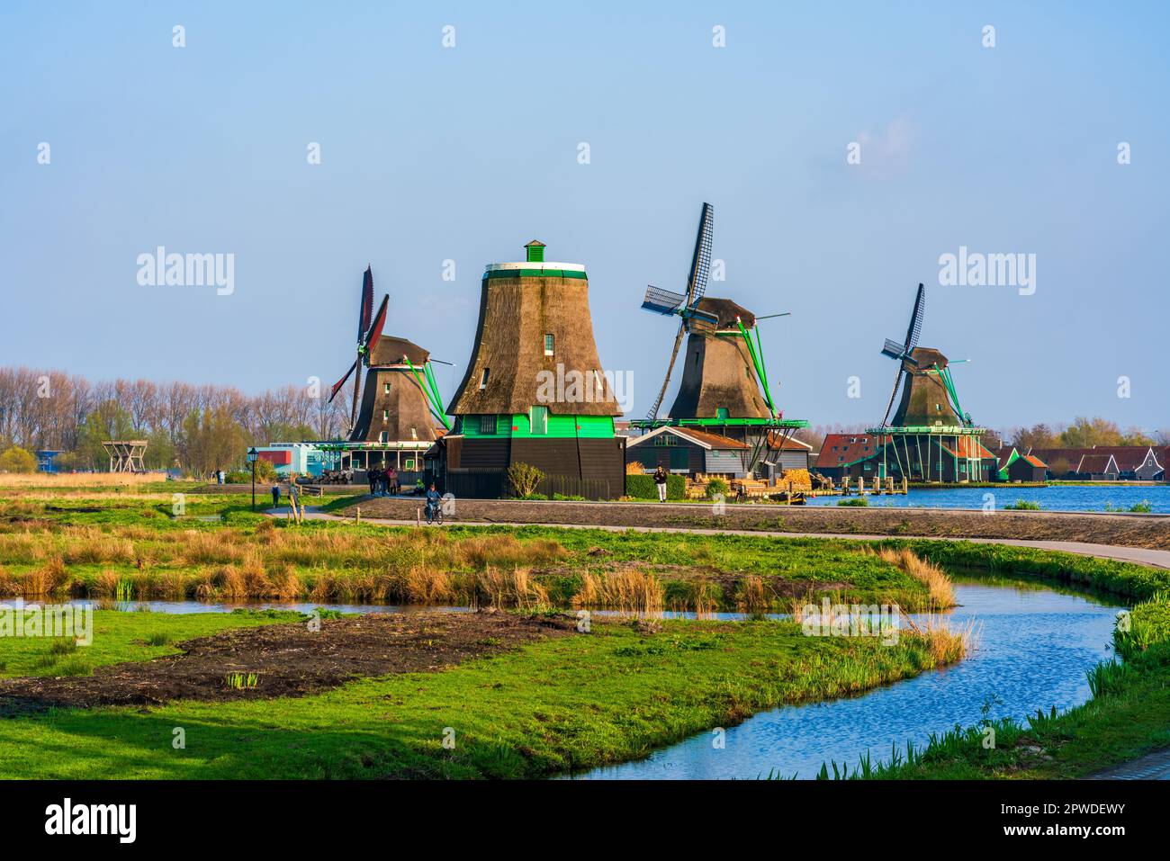 ZAANSE SCHANS, HOLLANDE - 17 AVRIL 2023 : Zaanse Schans avec ses ...