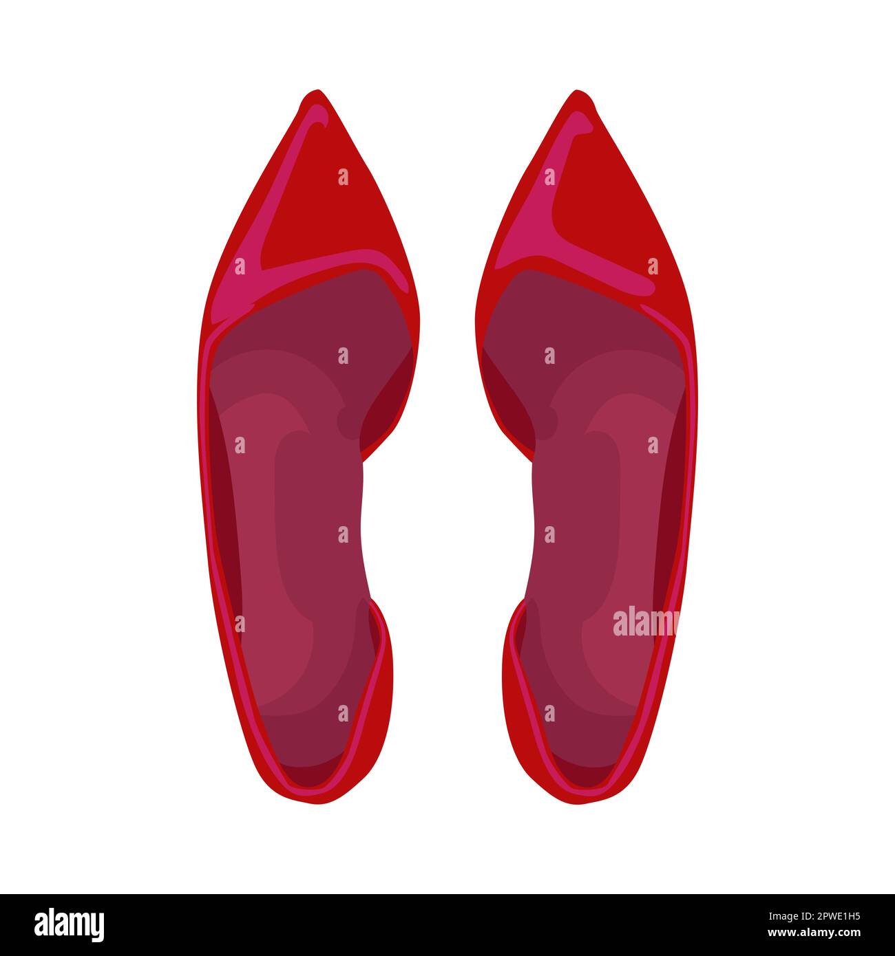 Talons hauts pointus Banque d'images vectorielles - Alamy