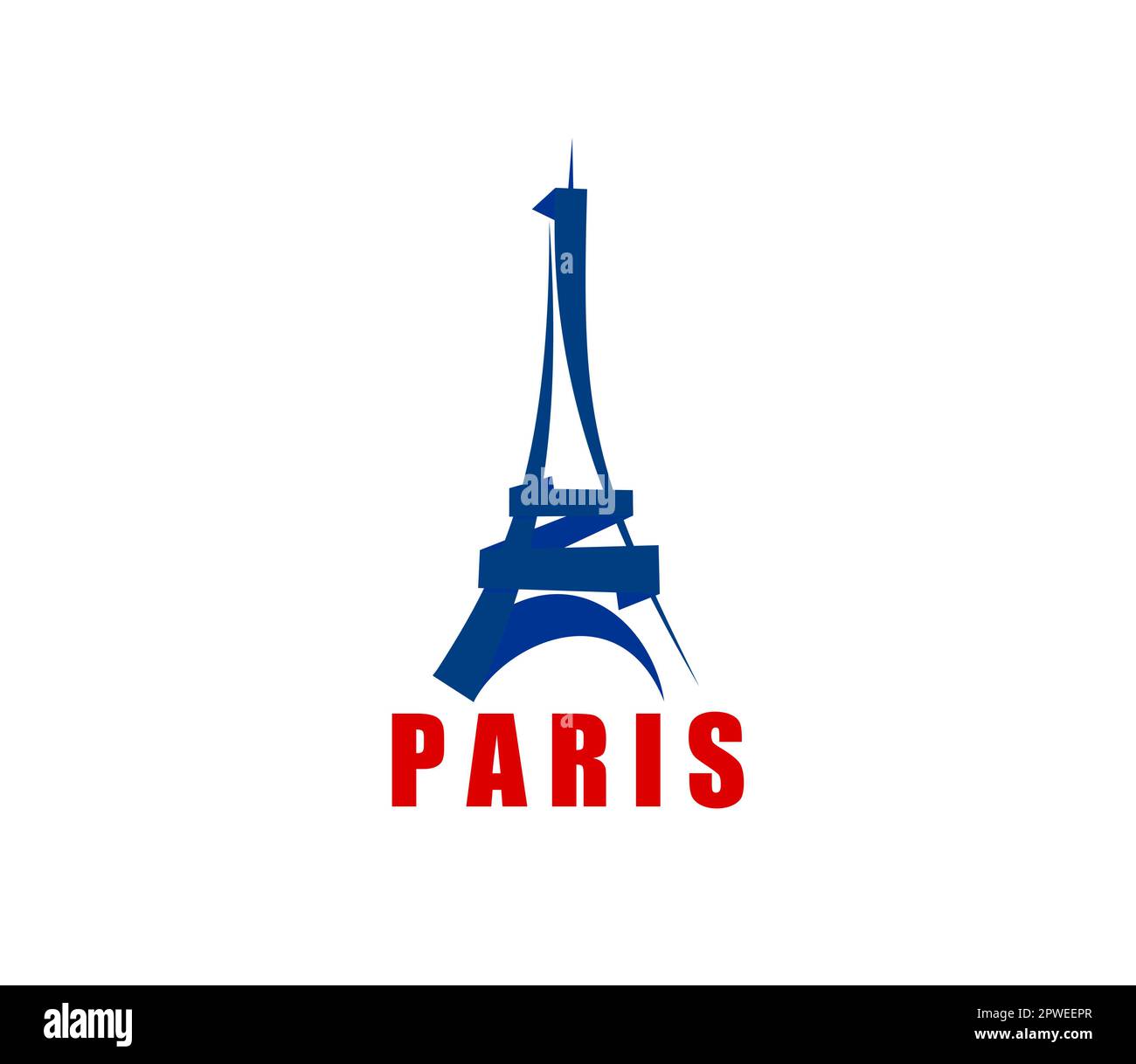 Paris Tour Eiffel Icon, France Voyage architecture et tourisme, vecteur ...