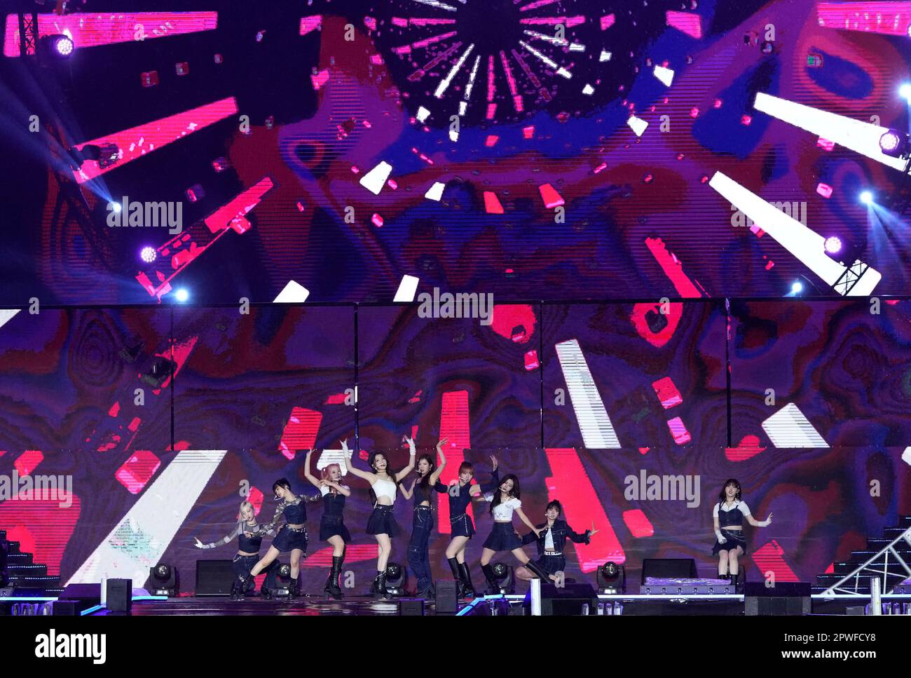 K-pop group Kepler perform during a K-Pop concert as part of Seoul ...