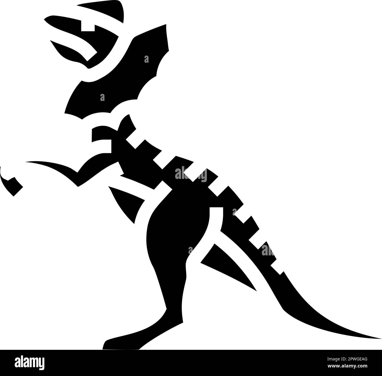 Dessin de dinosaure qui fais peur Banque d'images noir et blanc - Page 2 - Alamy