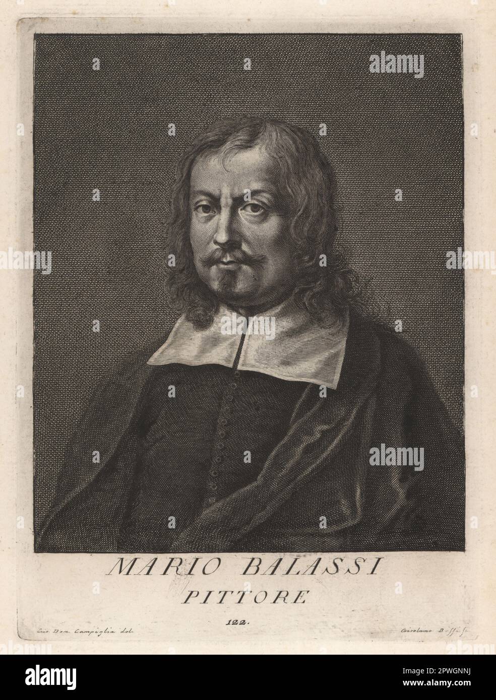 Mario Balassi, peintre italien de la période baroque, 1604–1667. A ...