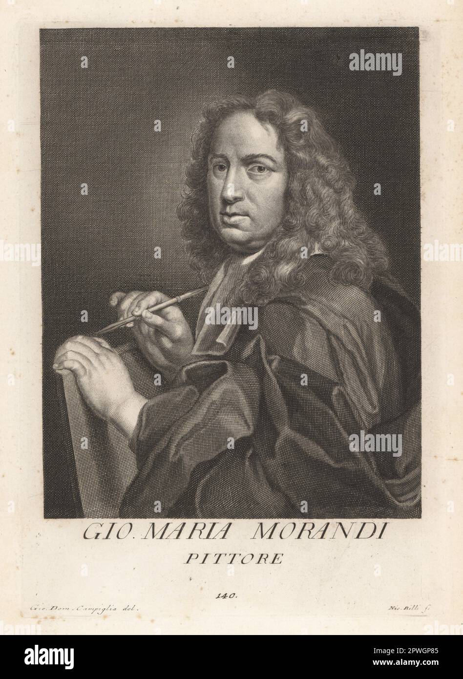 Giovanni Maria Morandi, peintre italien, principalement actif à Rome et ...