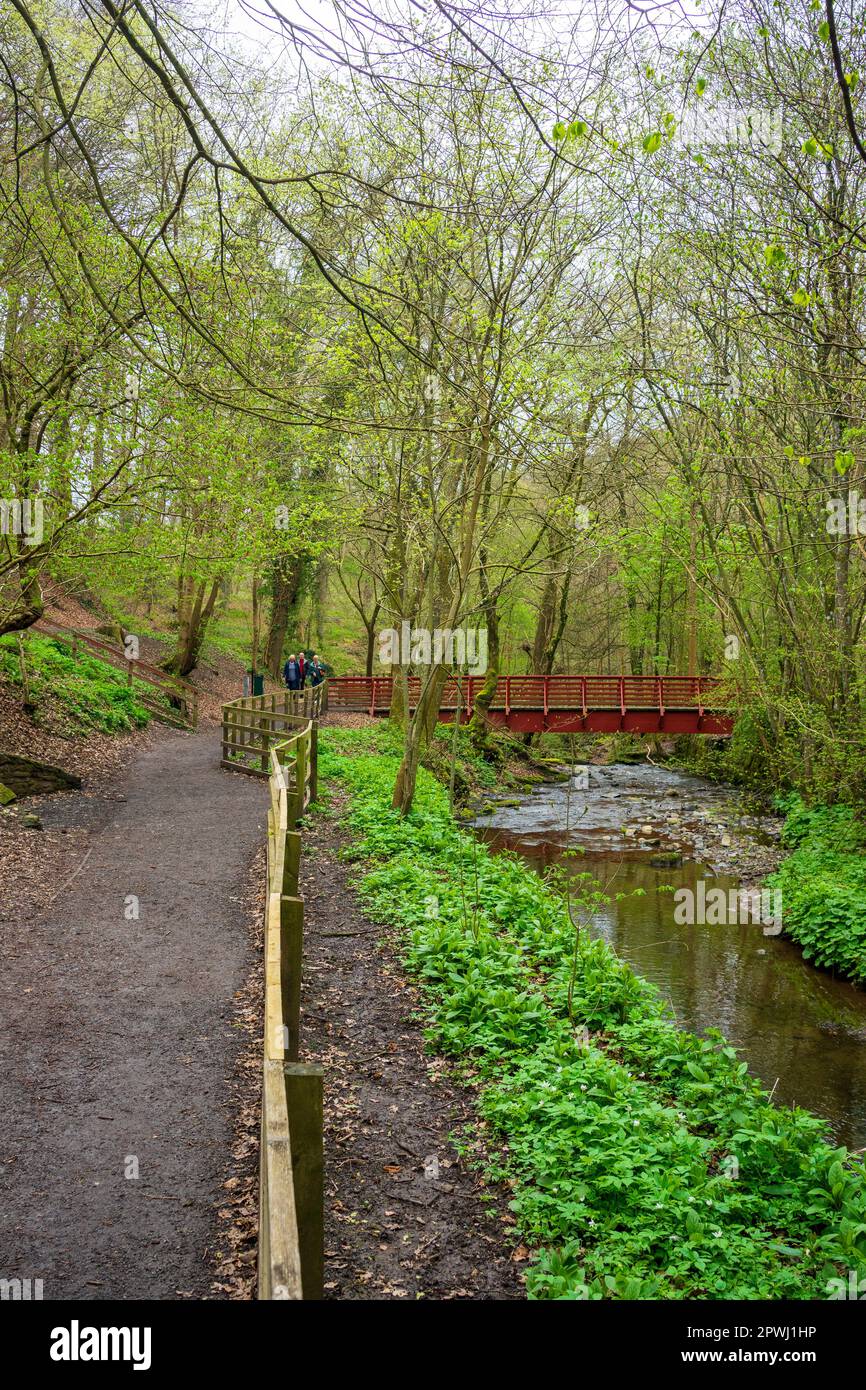 Village de Scone à l'extérieur de Perth, en Écosse, où se trouve la ...