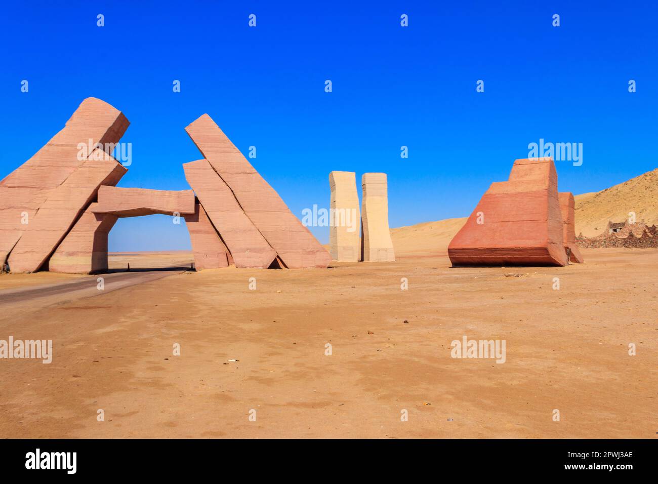 Porte d'Allah dans le parc national de Ras Mohammed, péninsule du Sinaï ...