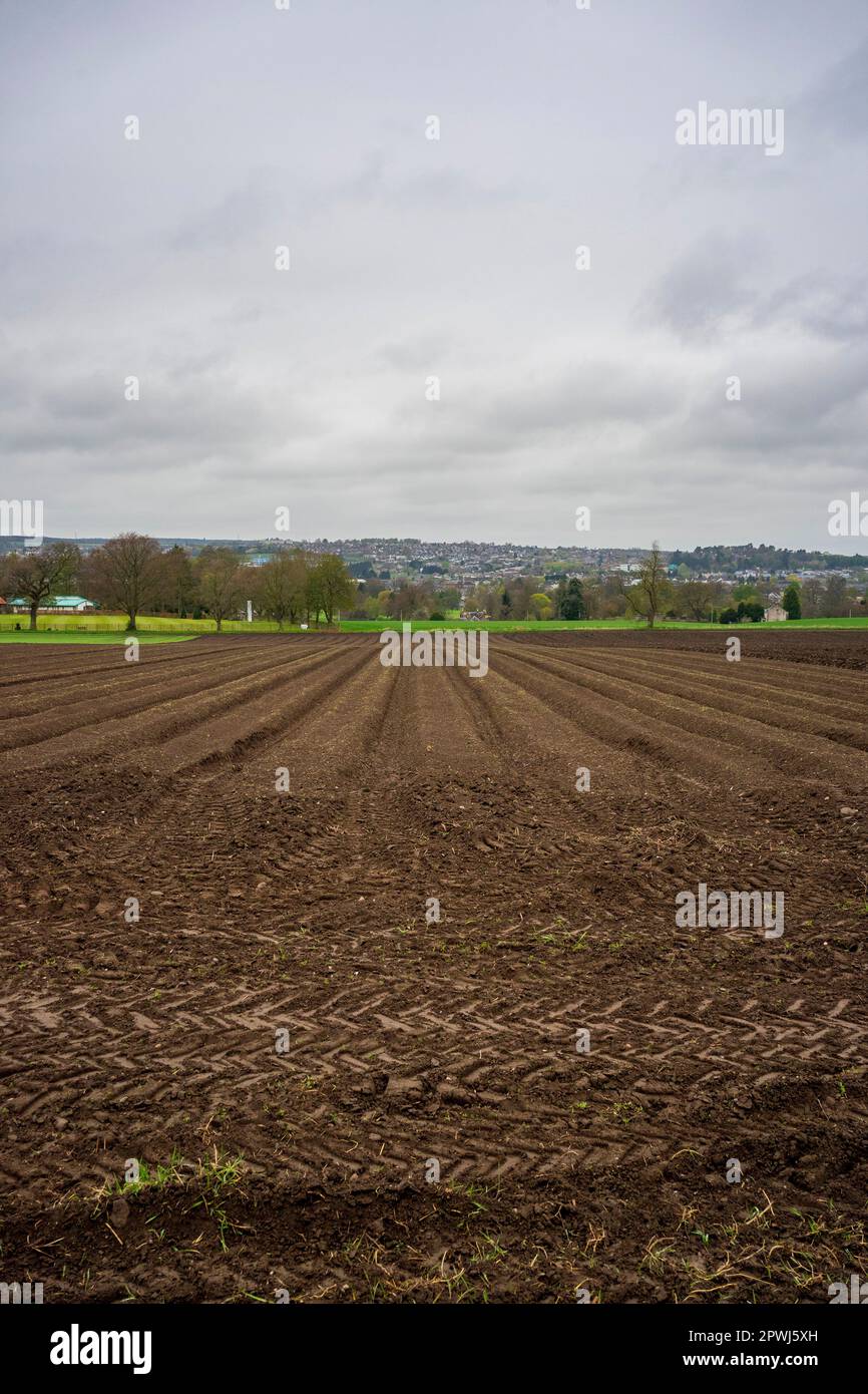Village de Scone à l'extérieur de Perth, en Écosse, où se trouve la ...