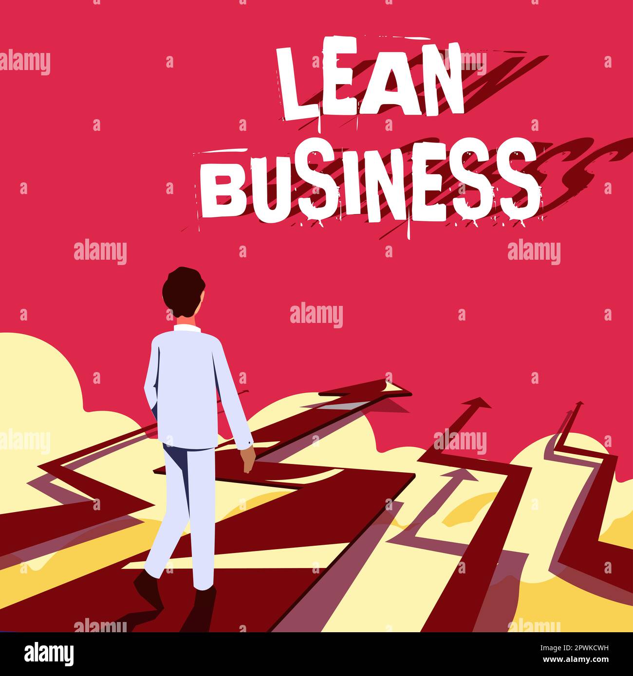 Écriture de texte Lean Business, Word pour améliorer la minimisation ...