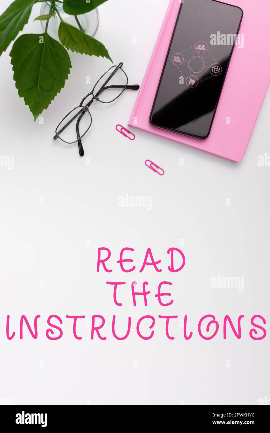 Présentation conceptuelle Lisez attentivement les instructions ...