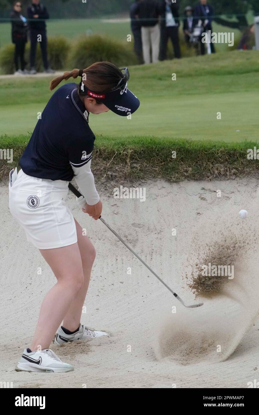 29 avril 2023: LPGA - Yuna Nishimura, golfeur professionnel d'Osaka ...