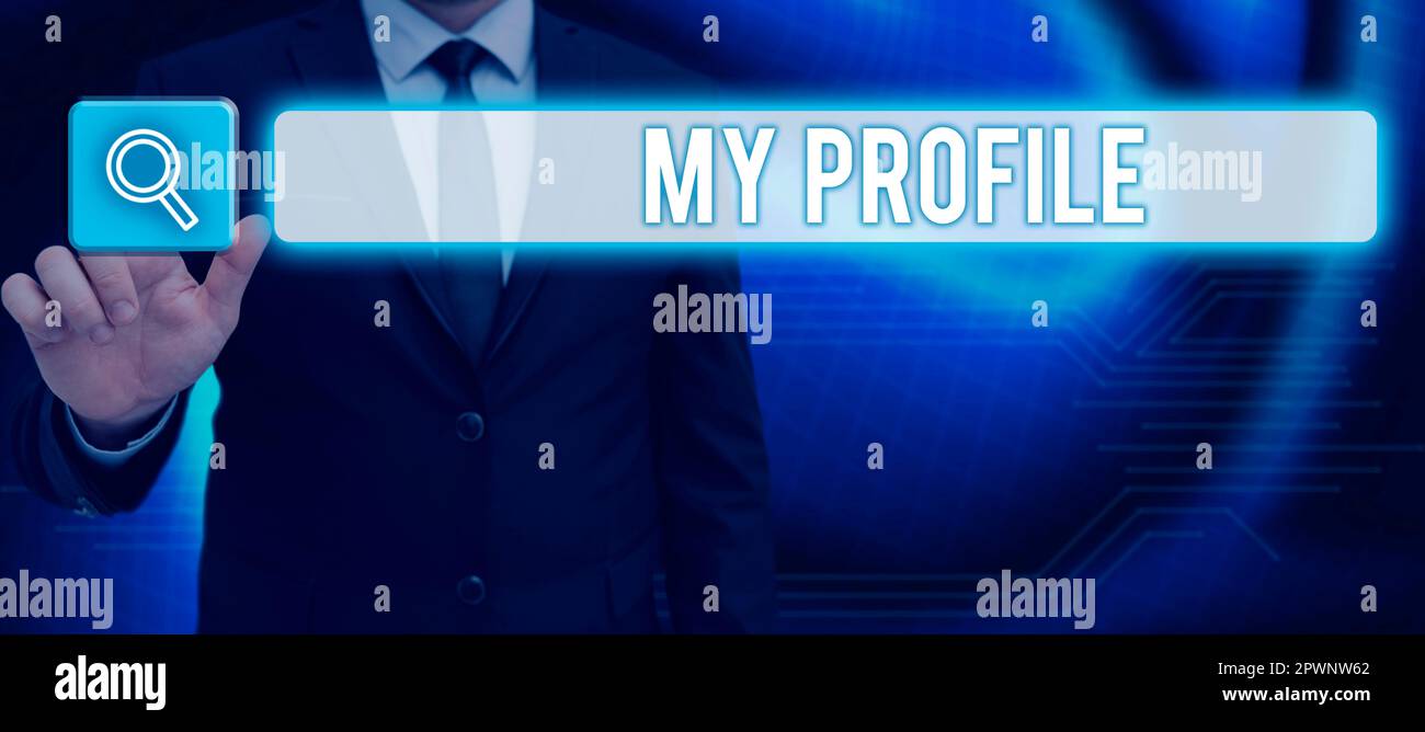 Affiche affichant mon profil, dossier d'approche professionnelle de vos ...