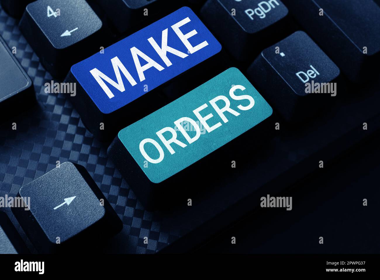 Présentation conceptuelle faire des commandes, concept d'entreprise Une ...