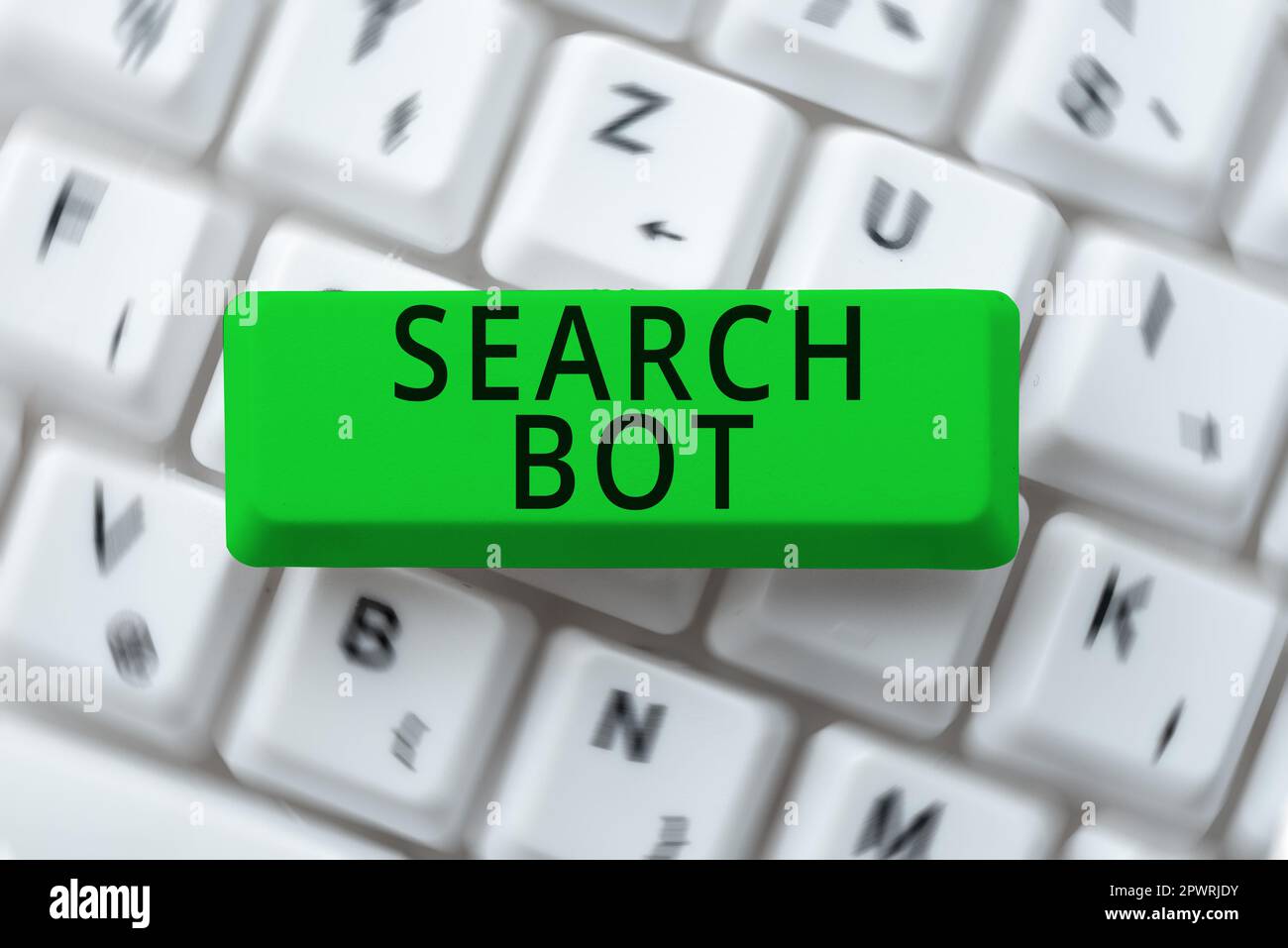 Affiche de texte montrant Search Bot, Internet concept un programme qui ...