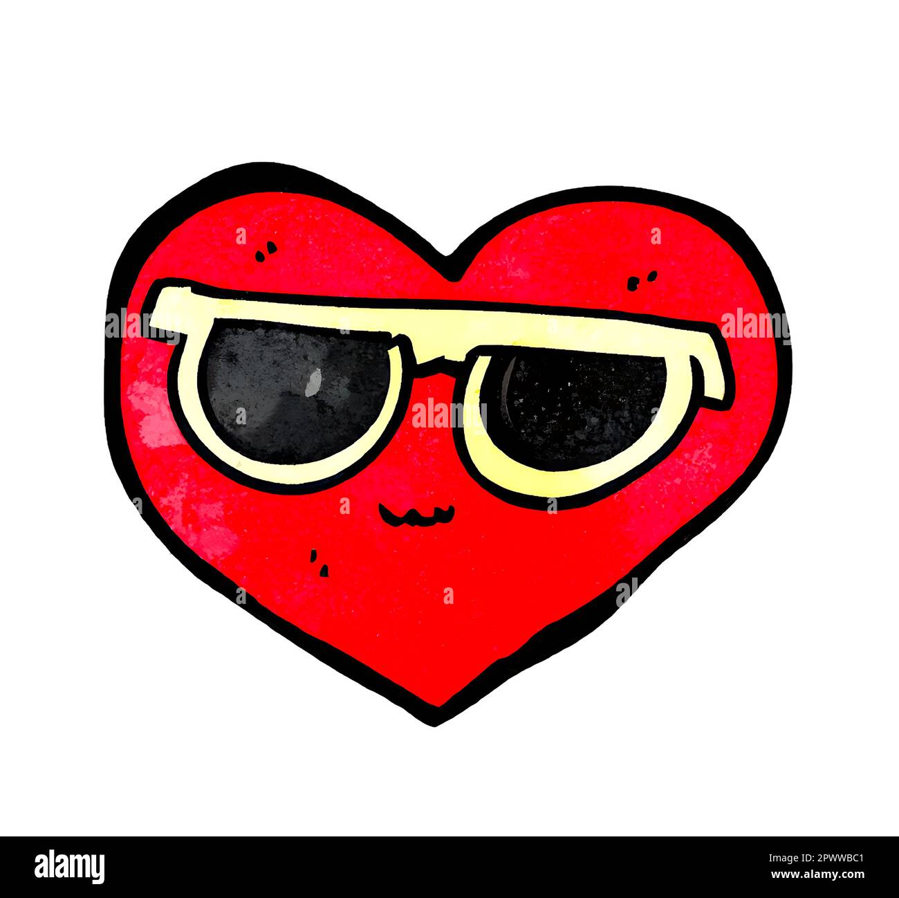 Coeur cartoon Banque d'images détourées - Alamy