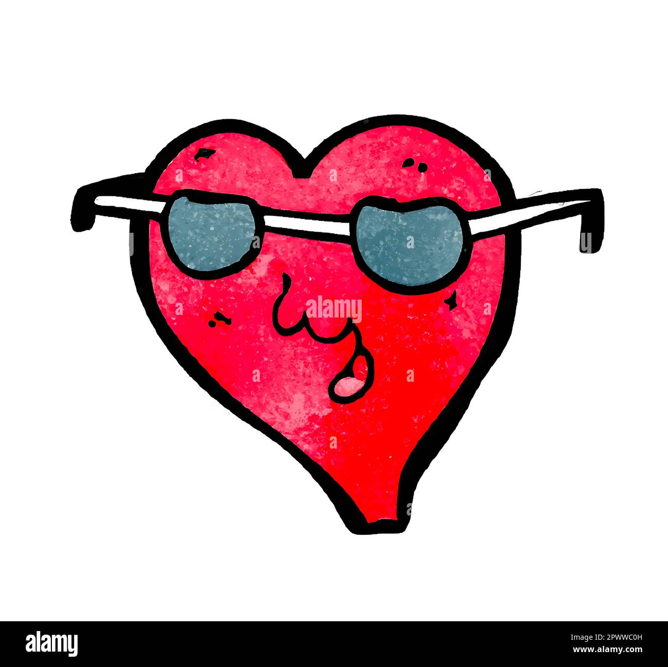 Coeur cartoon Banque d'images détourées - Alamy