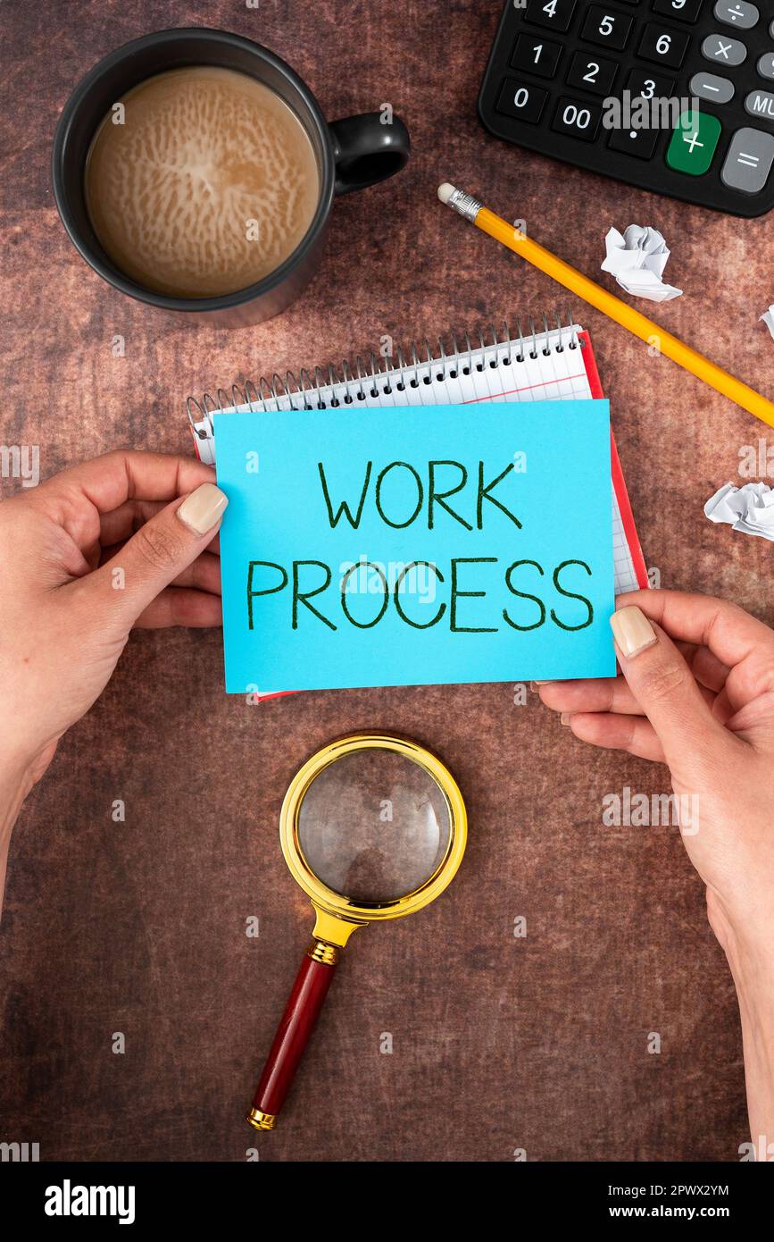 Légende conceptuelle processus de travail, approche métier procédures ...