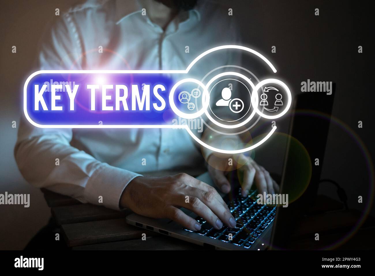 Inspiration montrant les termes clés de l'enseigne, les mots de ...